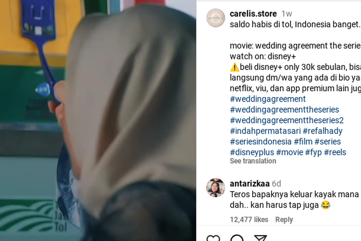 Adegan Sinetron Tak Relevan, Ketika Saldo Kartu Tol Habis