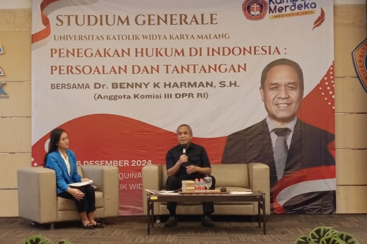 Benny K Harman Desak Reformasi Kultural di 3 Institusi Penegak Hukum