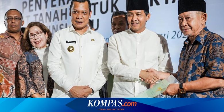 Sertifikasi Tanah di Pekanbaru Hasilkan Nilai Ekonomi Rp 1,58 Triliun