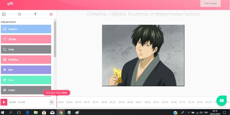 Cara Bikin Gambar Bergerak GIF dari Video YouTube