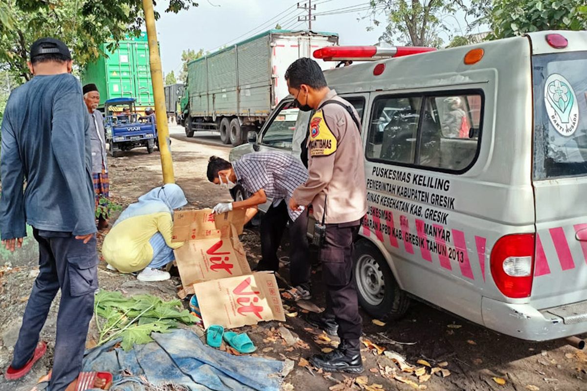 Gagal Salip Truk karena Motor Oleng, Siswi SMA di Gresik Tewas Terlindas