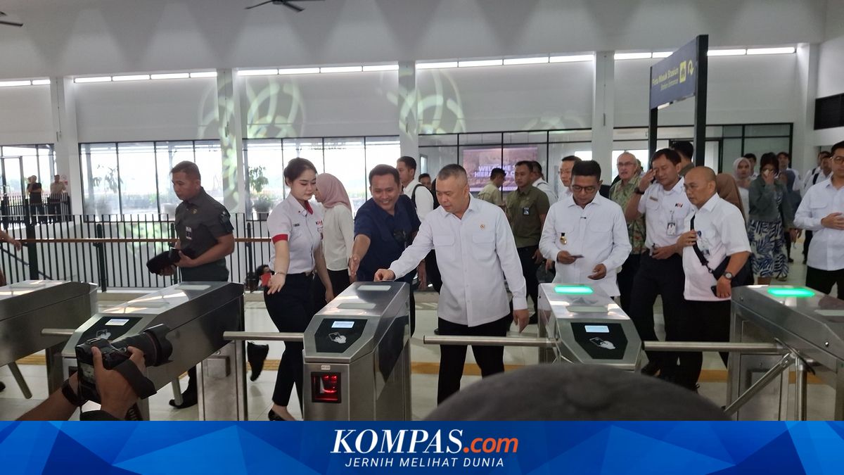 Menhub Resmikan Stasiun Jatake, Dibangun Tanpa APBN, Kerja Sama KAI–BSD