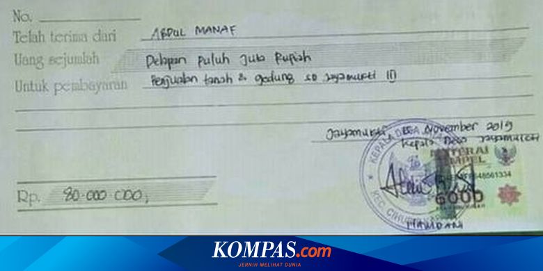 Pengertian dan Contoh Kuitansi