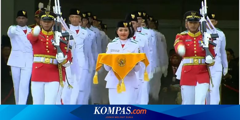 Susunan Lengkap Paskibraka pada Upacara Pengibaran dan Penurunan ...