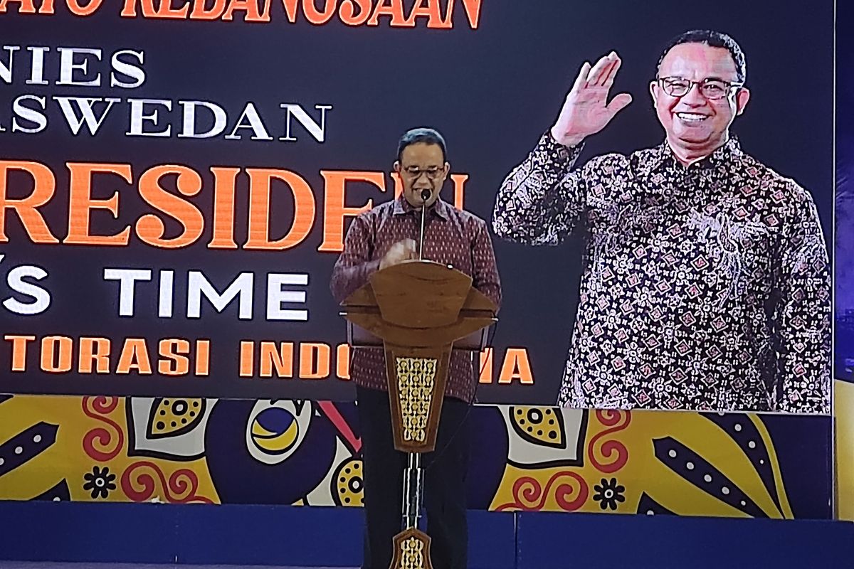 Anies Baswedan Sampaikan Pidato Kebangsaan di Hadapan Ratusan Kader Partai Nasdem di Palu