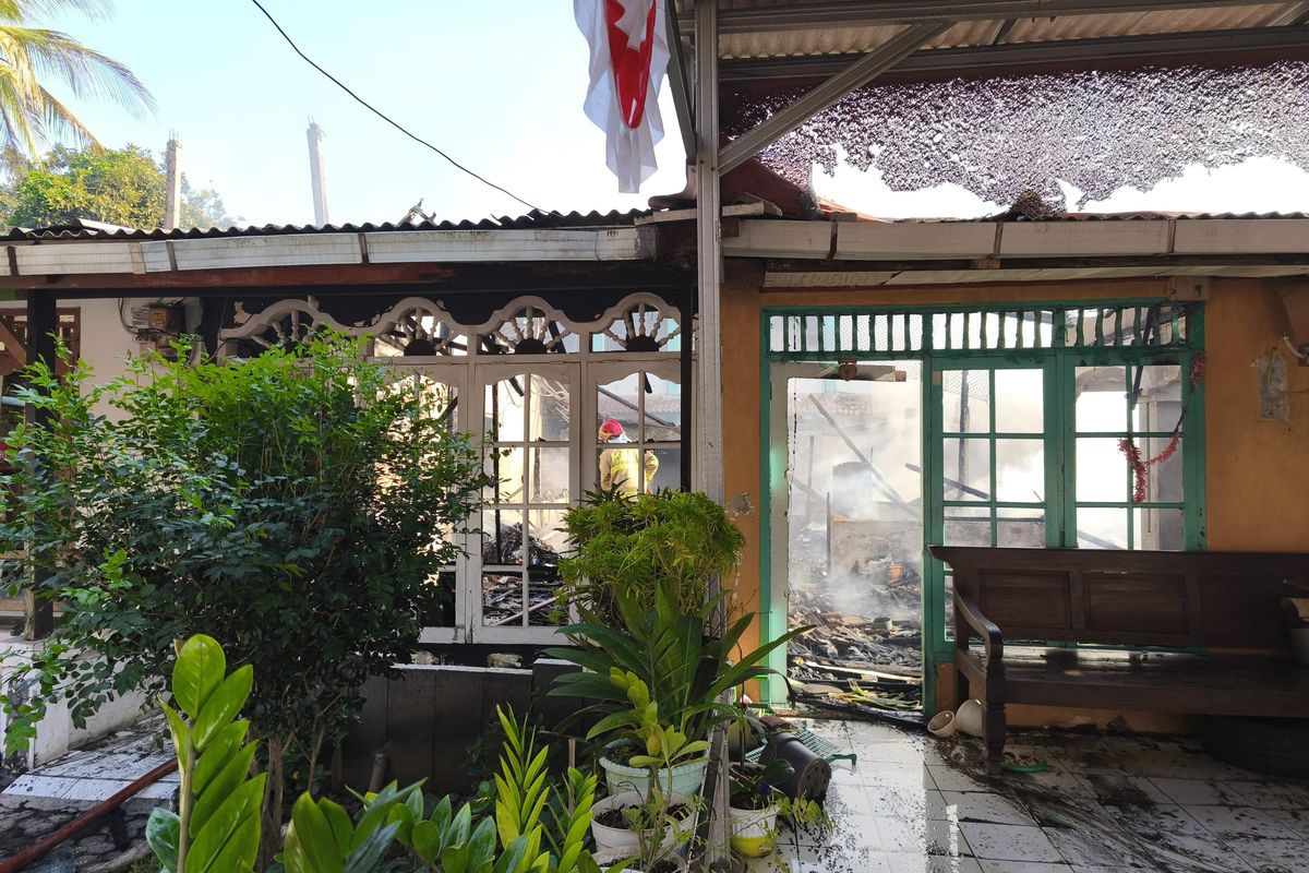 Asrama Polisi Serpong Terbakar, Api Diduga Berasal dari Rumah Kosong