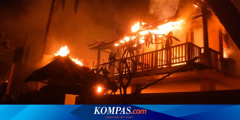 Kebakaran Vila di Bali Hanguskan 19 Kamar dan 1 Restoran