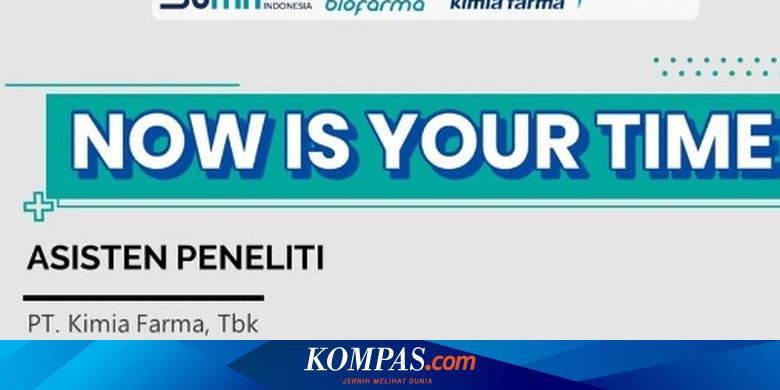 Lowongan Kerja Kimia Farma Bagi Lulusan Minimal D3
