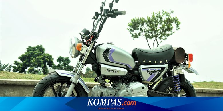 Rombak Total Motor Bebek Matik Honda Revo AT Jadi Monkey