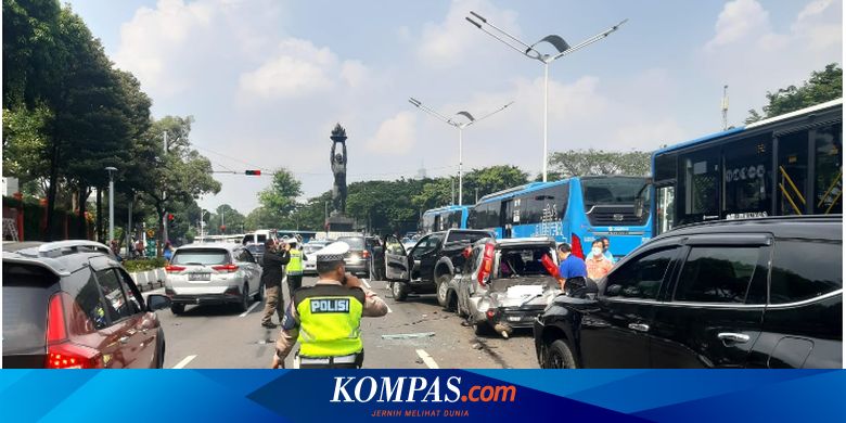 Sopir Mengantuk Jadi Penyebab Tabrakan Beruntun di Bundaran Senayan