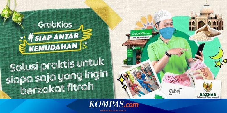 Zakat Fitrah Praktis Bisa Lewat GrabKios