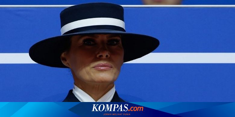 Gaya Melania Saat Pelantikan Donald Trump,"Chic" dengan Topi Lebar