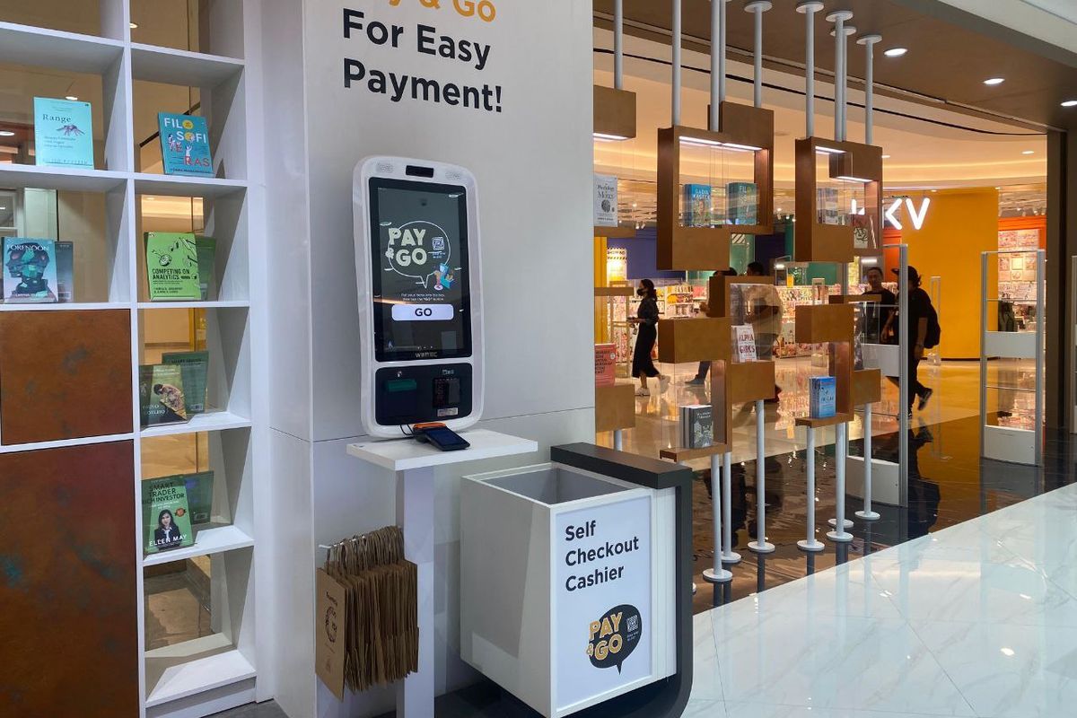 Ada Kasir Mandiri di Gramedia Grand Indonesia Baru, Apa Itu?