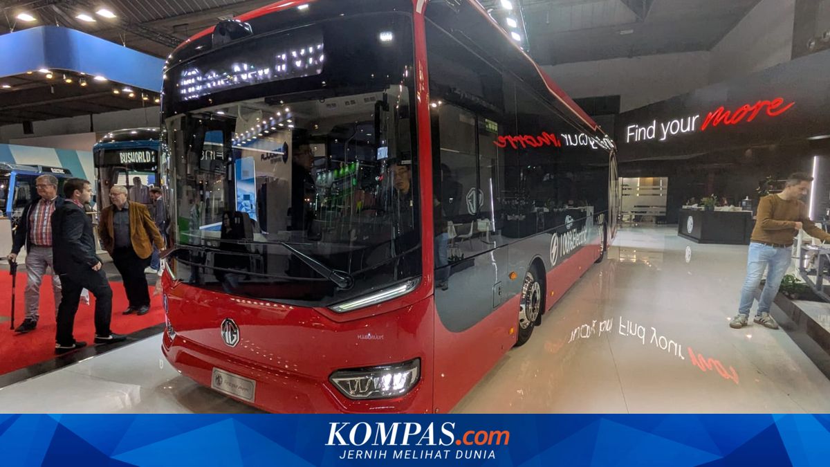 MG Debut di Busworld, Tampilkan Bus Listrik iEV12 dan Sasis B12E