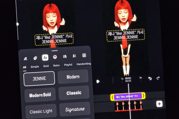 Foto : Jennie Blackpink Luncurkan Font Karya Sendiri “Zen Serif”, Ini ...