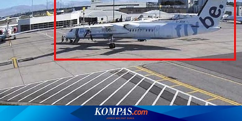 Ganjal Roda Dilepas dan Rem Blong, Pesawat Jet Tabrakan di Bandara