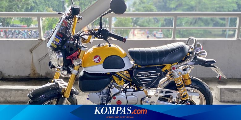 Modifikasi Hedon Honda Monkey Bergaya Thailook
