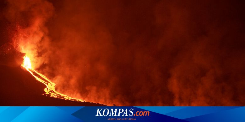 Lava Gunung Berapi di La Palma Menuju Laut, Bahaya Gas Beracun ...