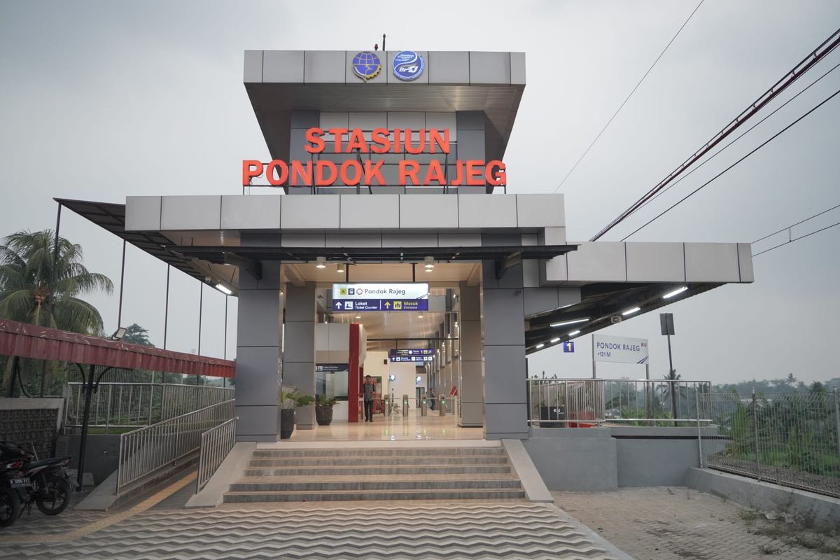 Stasiun Pondok Rajeg Beroperasi, Ini Peta Rute KRL Jakarta Kota-Nambo ...