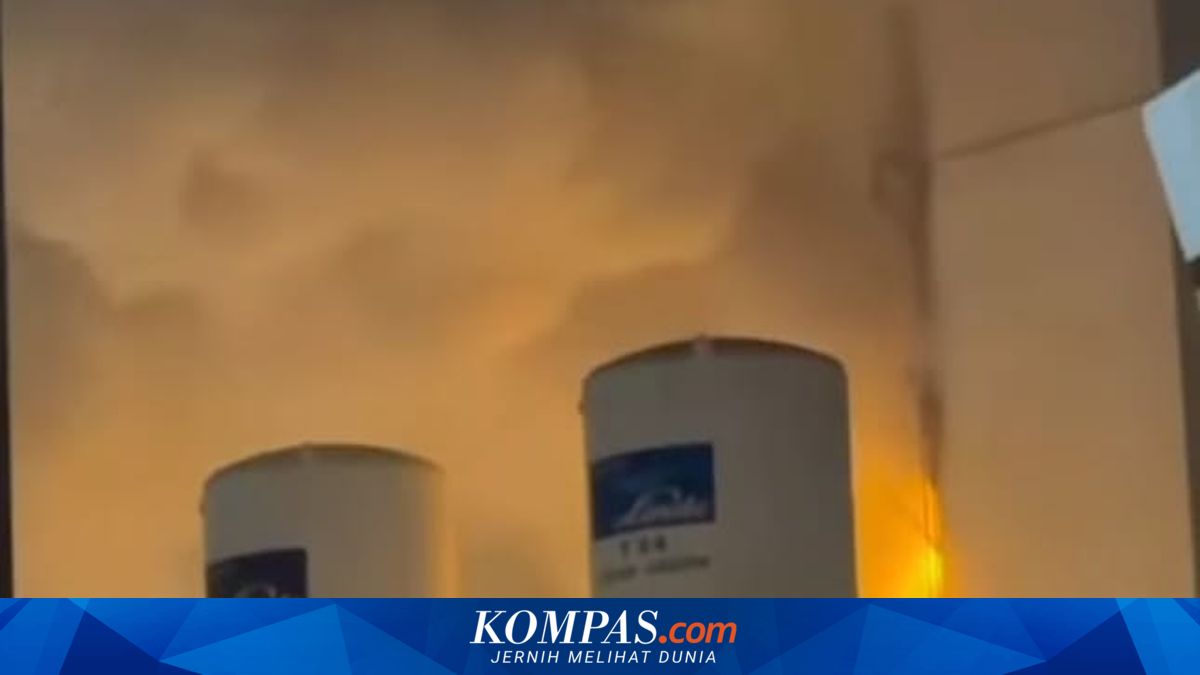 Cooling Tower Pabrik Gas Milik PT Linde Indonesia di Gresik Diduga ...