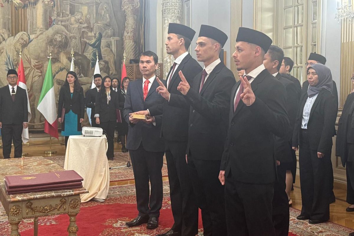 Emil Audero, Joey Pelupessy dan Dean James Resmi Jadi WNI