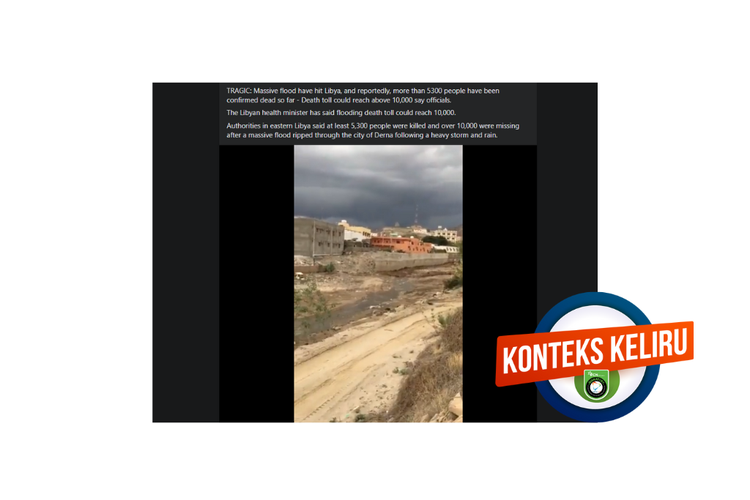 Video Banjir di Arab Saudi Dinarasikan sebagai Banjir Libya 2023