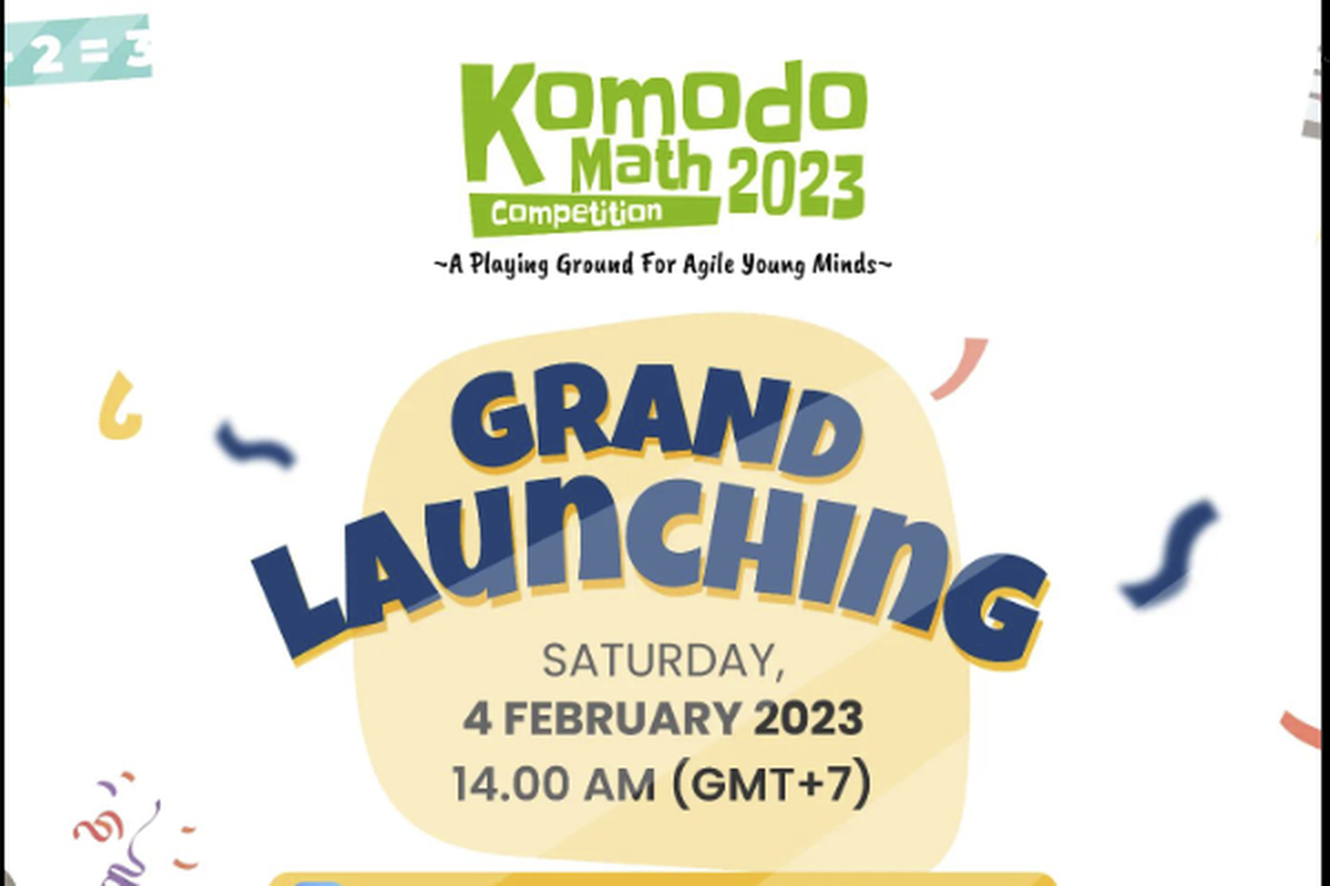 Lomba Internasional "Komodo Math Competition" 2023 Resmi Dibuka