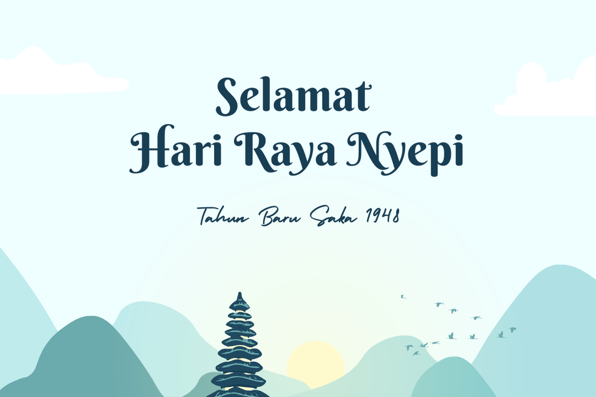Download Poster Hari Raya Nyepi 2026 Gratis, Cocok untuk Ucapan di ...