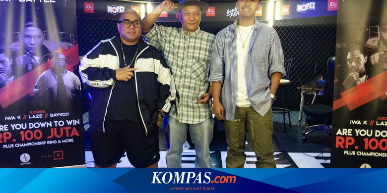Saykoji, Iwa K, dan Laze Cari Rapper Terbaik Indonesia