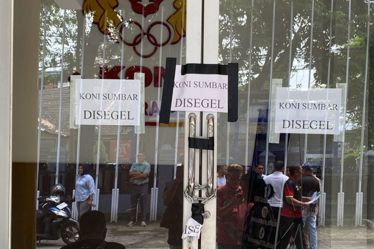 Kantor Disegel Pengurus Olahraga, Ketua KONI Sumbar Lapor Polisi