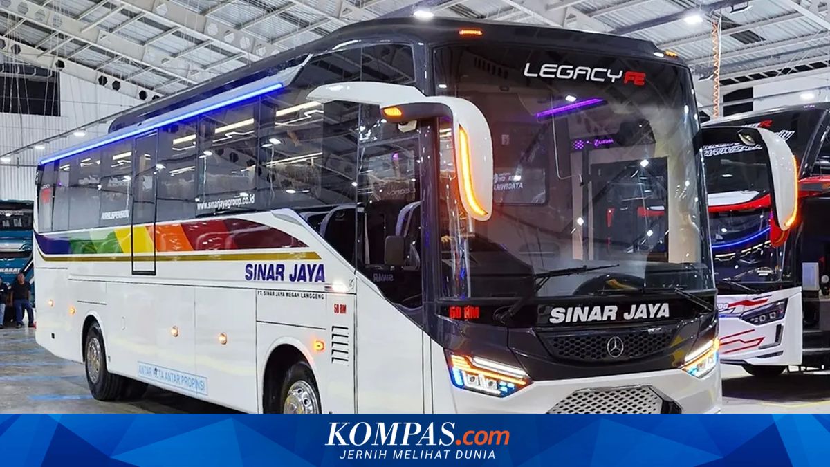 PO Sinar Jaya Tambah 10 Bus Baru, Pakai Bus Mesin Depan
