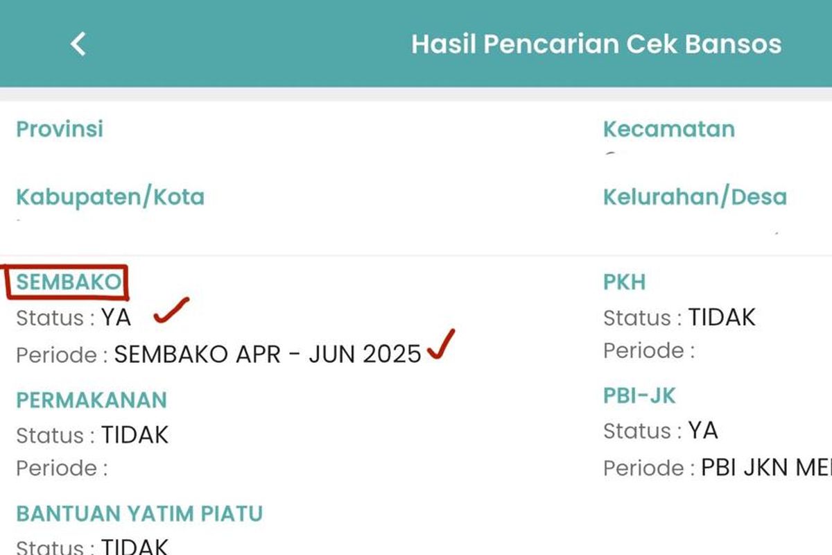 BPNT 2025 Tahap 2 Sudah Cair? Ini Cara Cek Penerima dan Statusnya