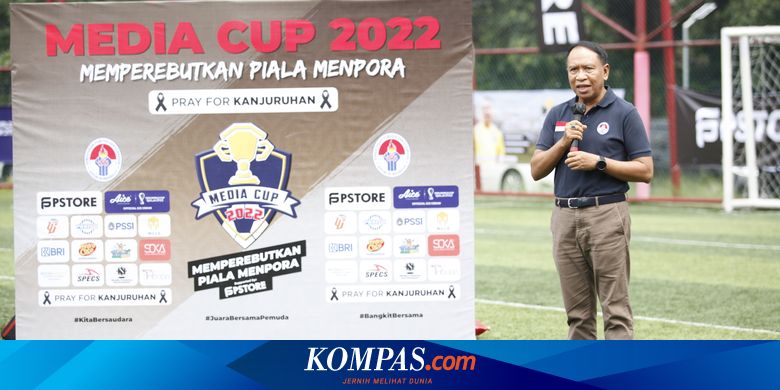 Media Cup 2022 Rampung Digelar, Menpora dan Legenda Sepak Indonesia ...