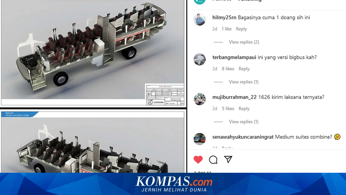 Begini Tampilan Konsep Suites Combi Bus di Bodi Legacy