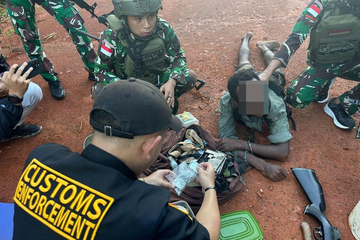 Bea Cukai, Imigrasi, dan TNI Gagalkan Penyulundupan Narkotika di Perbatasan Indonesia–Papua Nugini