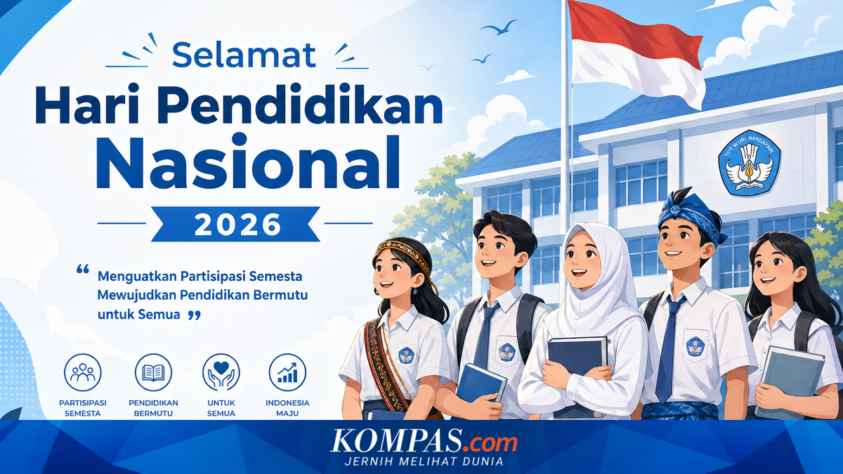 50 Link Poster Hari Pendidikan Nasional 2026 dan Logonya, Bisa Diedit ...