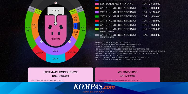 Simak Cara Lengkap Beli Tiket "Presale" Coldplay dengan Virtual Account ...