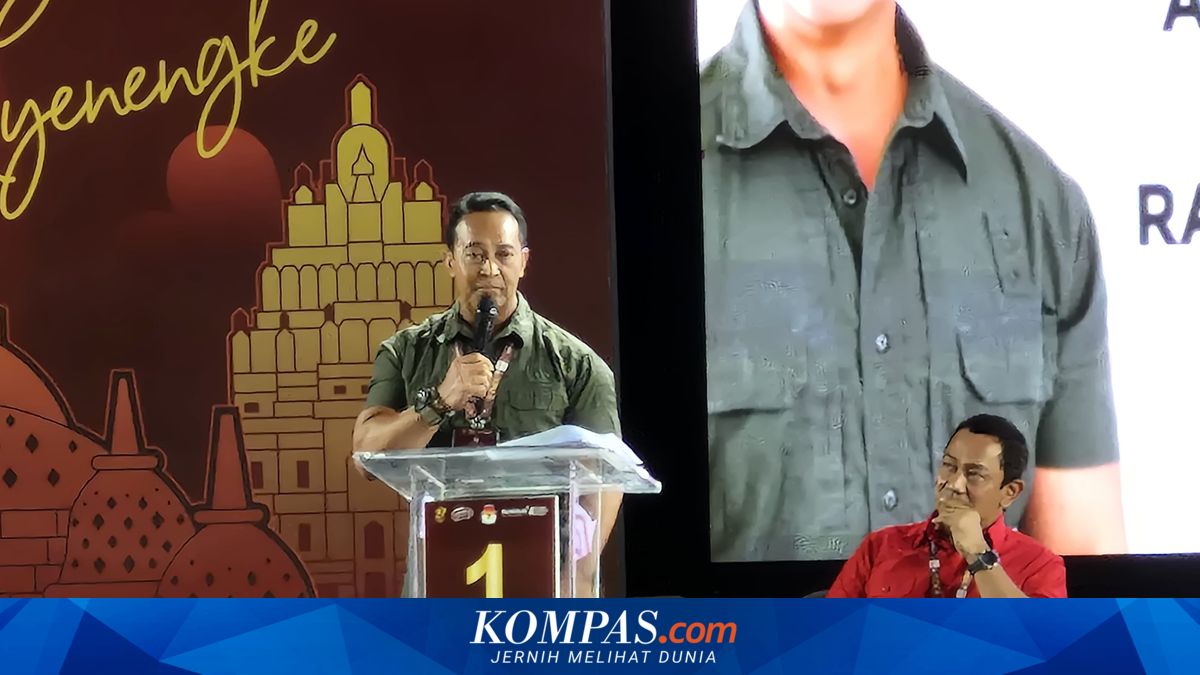 Debat Perdana Pilkada Jateng, Andika Perkasa Singgung Indeks Demokrasi ...