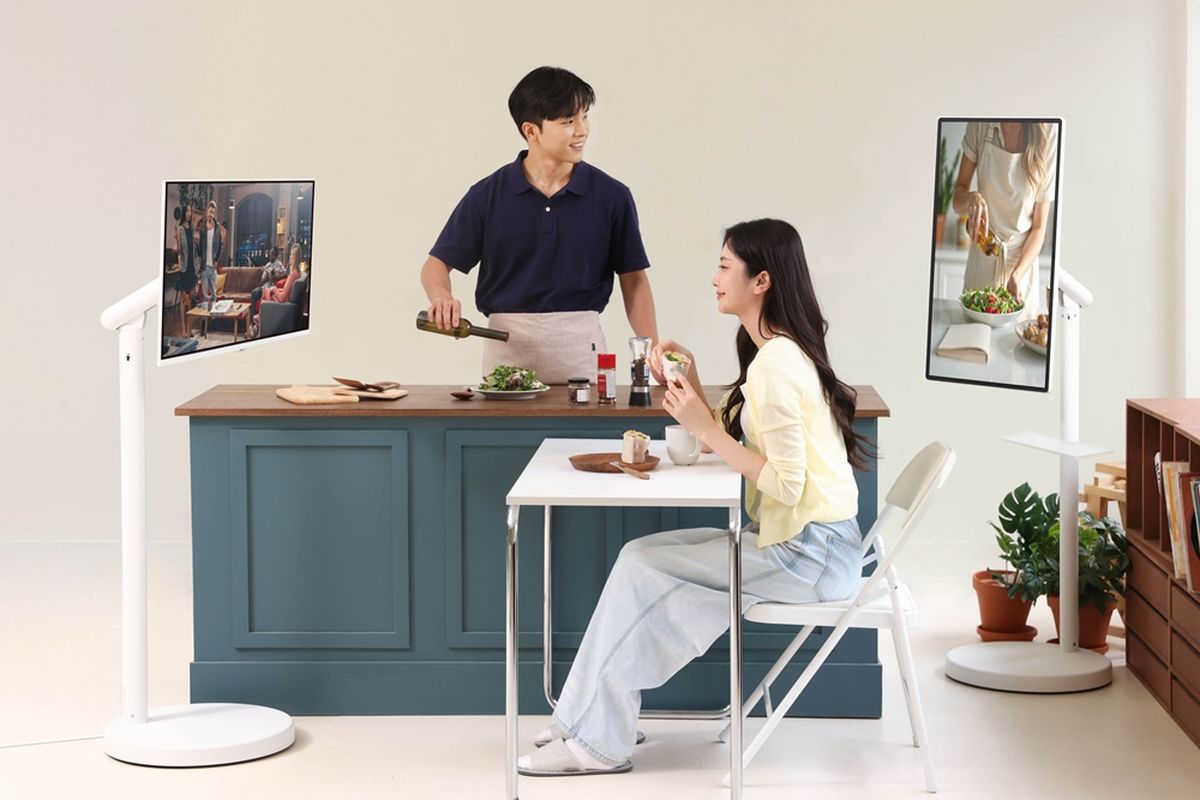 Samsung Rilis Moving Style Edge, Layar Pintar yang Bisa Diputar