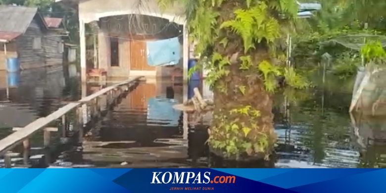 Banjir di Rokan Hilir Riau, 1.750 Warga Mengungsi