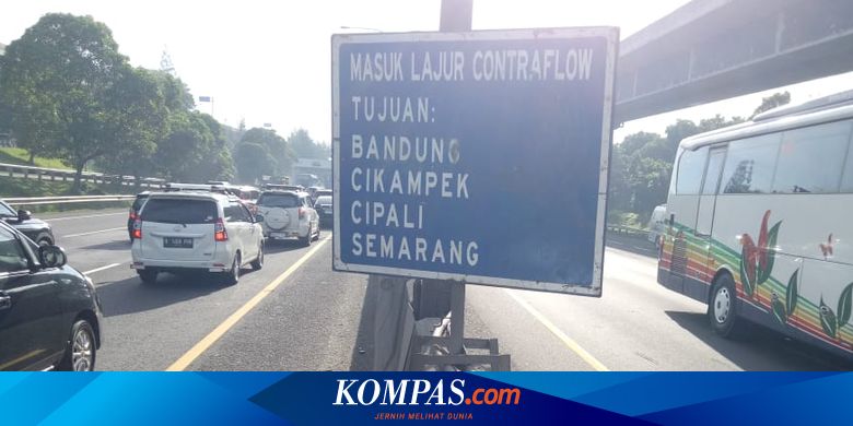 Update Arus Balik: Polri Segera Berlakukan "Contraflow" di Km 70 hingga 47 Tol Japek