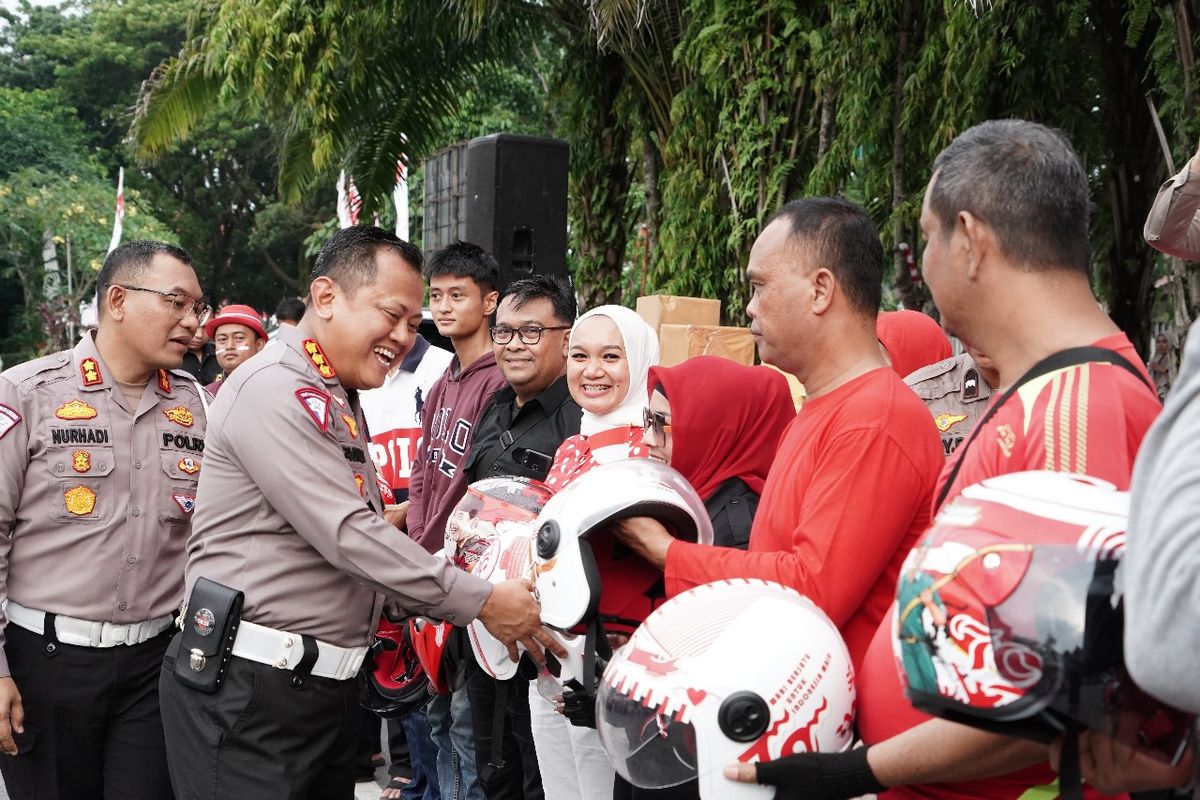 Meriahkan HUT Ke-79 RI, Polda Riau Gelar Lomba Desain Helm Merah Putih