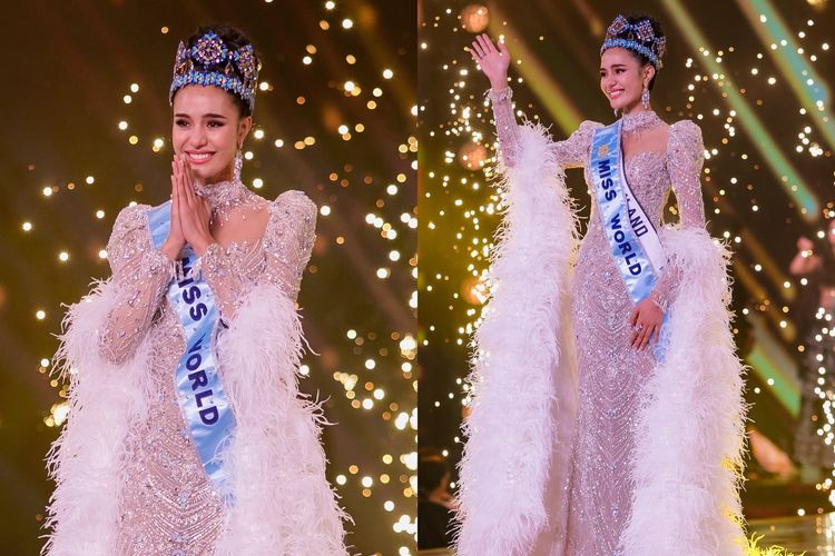 Opal Suchata Jadi Miss World 2025, Pertama Kalinya untuk Thailand