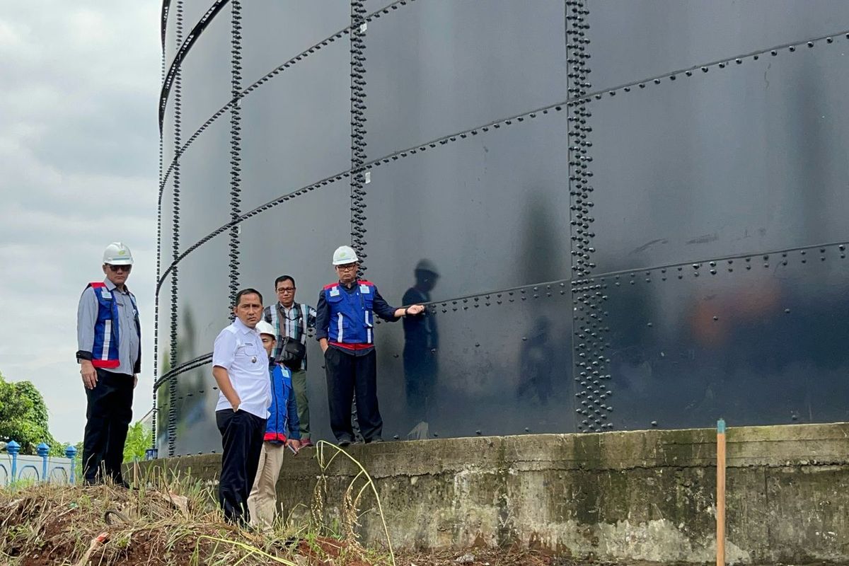 "Water Tank" di Depok Dibangun di Lahan Bekas Tempat Pembuangan Sampah