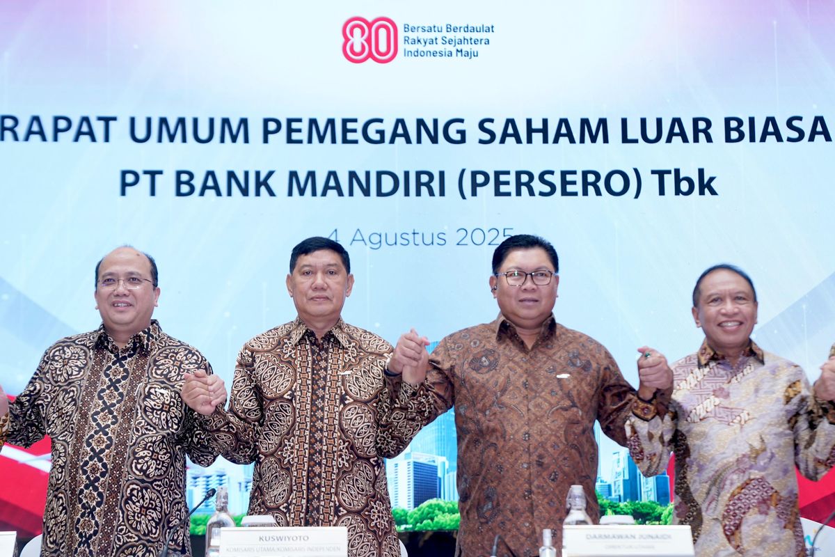 Hasil RUPSLB Bank Mandiri (BMRI): Riduan Jadi Direktur Utama
