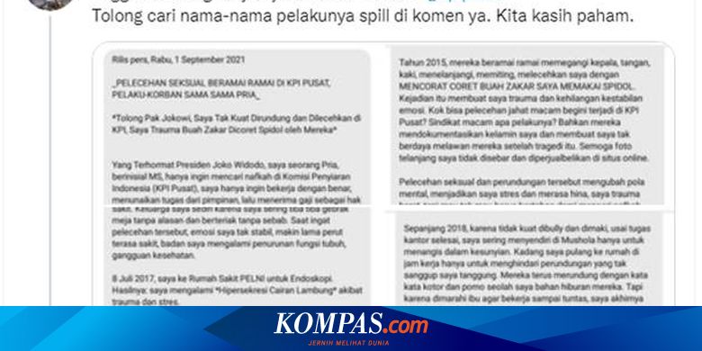 Respons KPI soal Dugaan Pelecehan Seksual dan Perundungan yang Dialami Pegawai