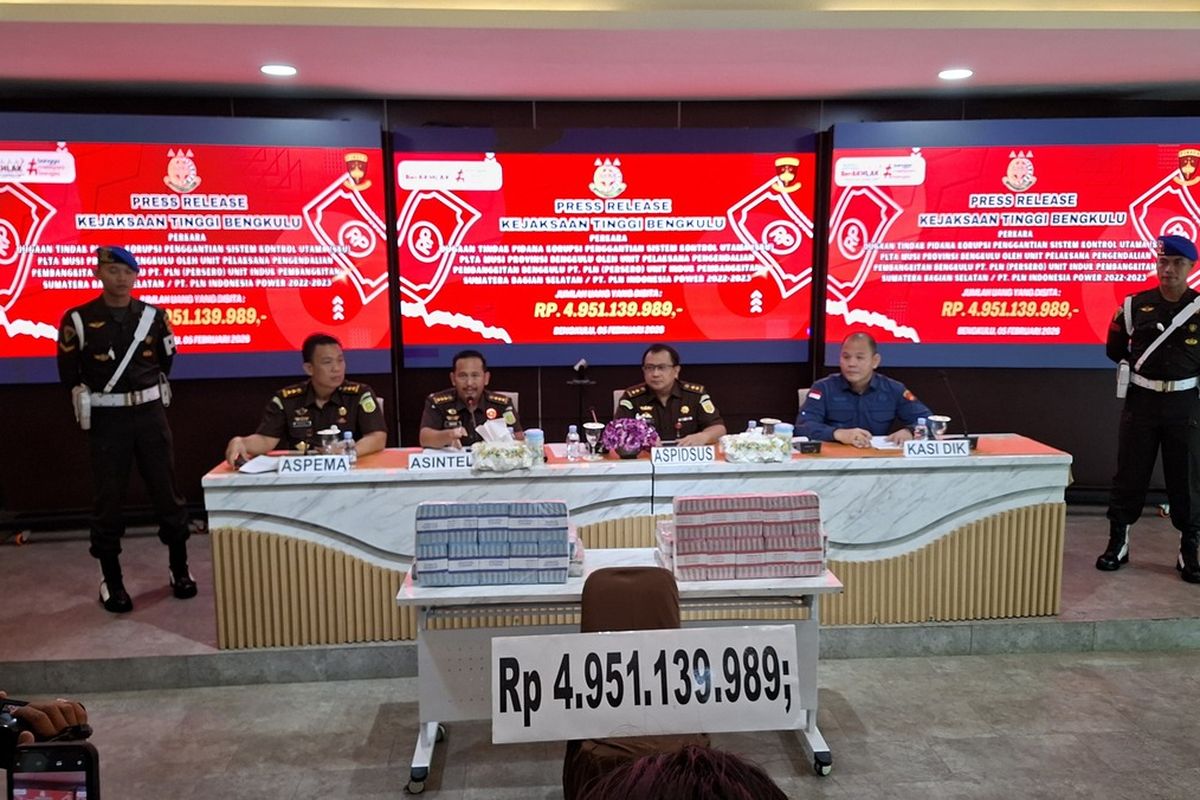 Penyidikan Korupsi PLN Sumbagsel, 3 Rekanan Kembalikan Uang Rp 4,9 Miliar