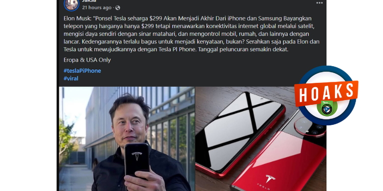INFOGRAFIK: Tidak Benar Elon Musk Akan Rilis Produk Ponsel, Simak Faktanya!