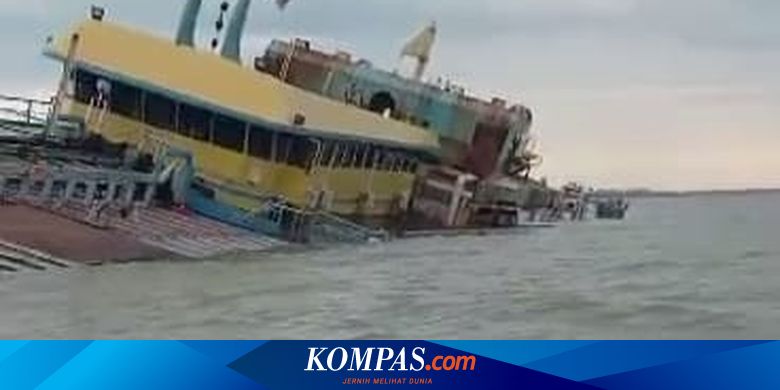 Dihantam Ombak, Kapal Isap Timah Karam di Perairan Karimun