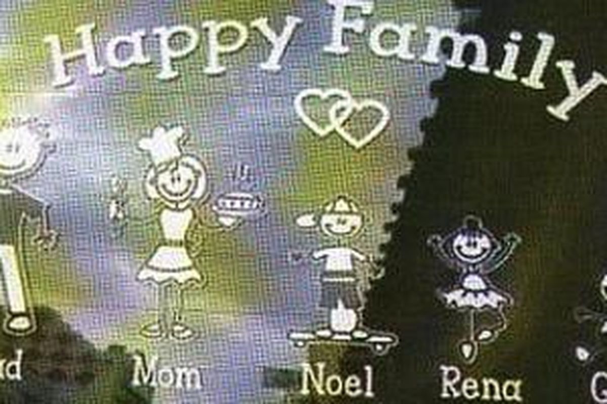 Stiker Keluarga Unik untuk Kaca Mobil